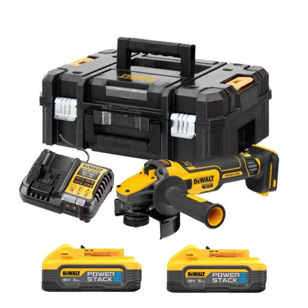 DeWalt DCG409H2T Angle Grinder 125MM 18V XR BRUSHLESS - CTS Ironmongery
